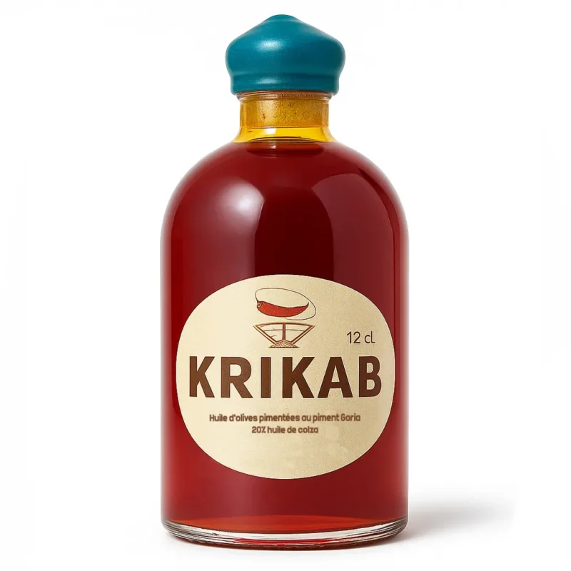Huile Pimentée Artisanale KRIKAB – Piment Goria Breton